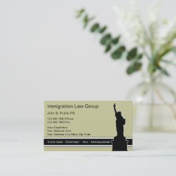 Immigration Attorney Business Cards | Zazzle