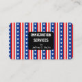 Immigration & Naturalization Services Business Card | Zazzle