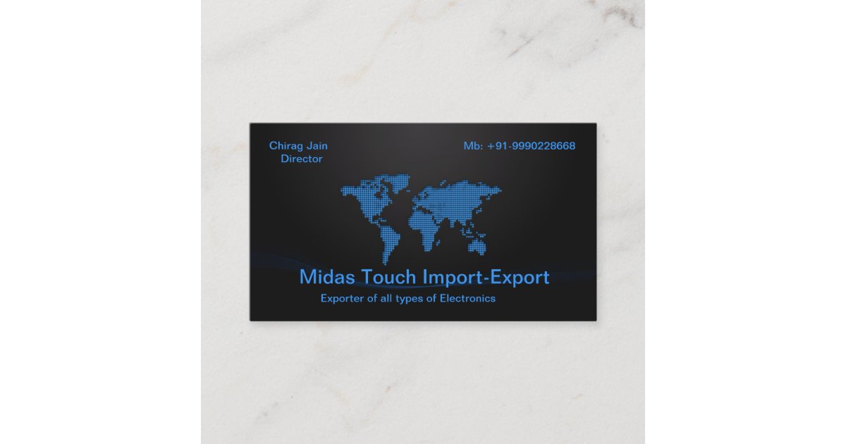 Imort-Export/ Global Business Card | Zazzle