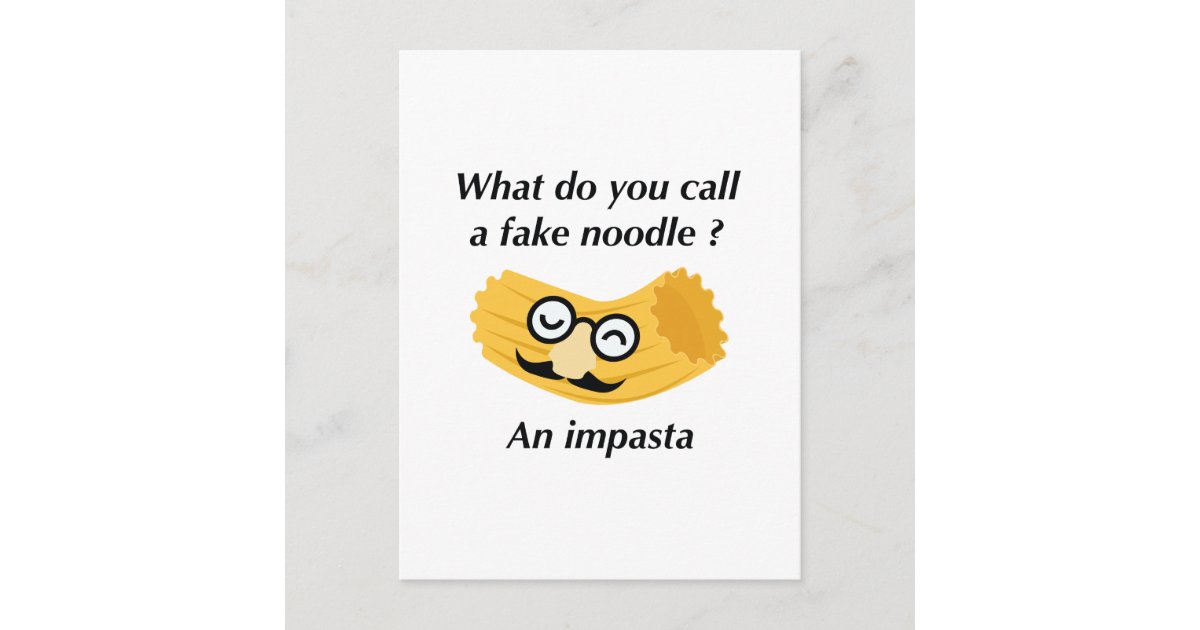 Impasta Postcard | Zazzle