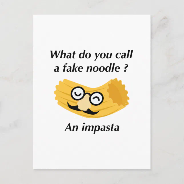 Impasta Postcard | Zazzle