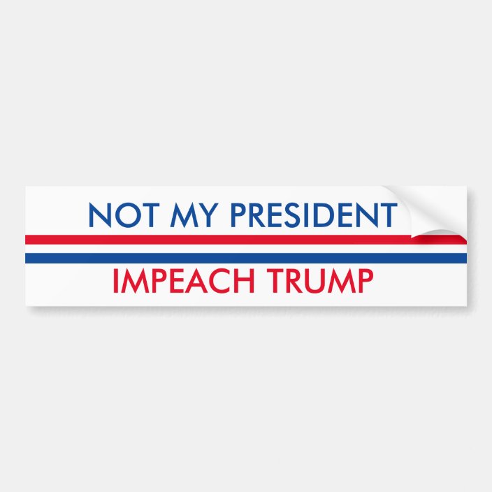 Impeach Biden Bumper Sticker Pro Trump Impeach Joe Biden Bumper ...