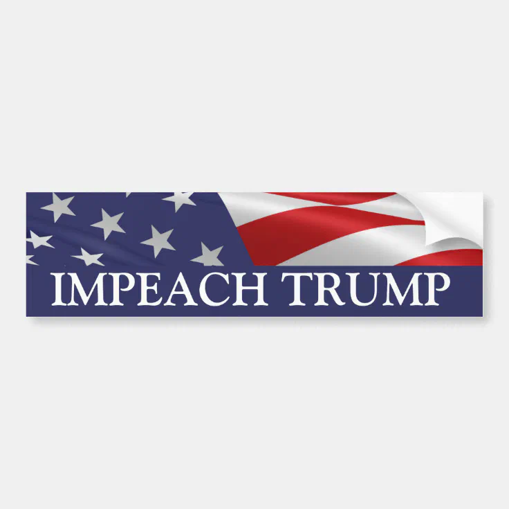Impeach Trump Bumper Sticker | Zazzle