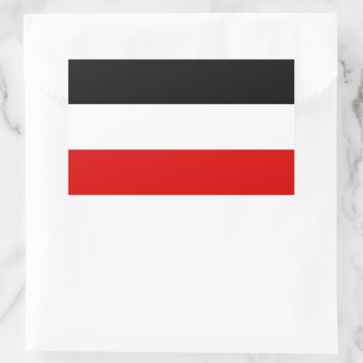 Imperial German Flag Rectangular Sticker | Zazzle