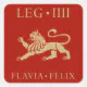 Imperial Roman Army - Legio IV Flavia Felix Square Sticker | Zazzle