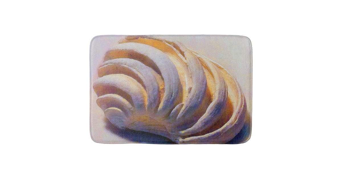 Imperial Venus Shell Bath Mat | Zazzle