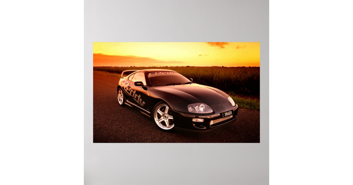 Import Racer Supra Poster | Zazzle