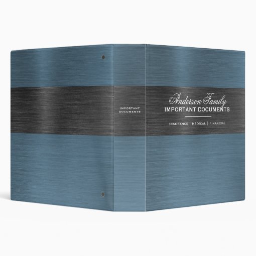 Important Family Documents Estate Planning Binder | Zazzle