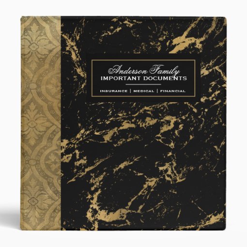 Important Family Documents Estate Planning Binder | Zazzle