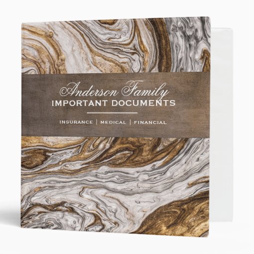 Important Family Documents Estate Planning Binder | Zazzle