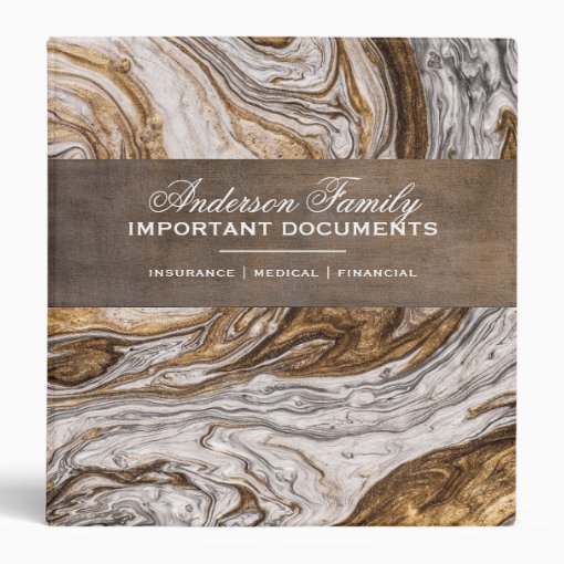 Important Family Documents Estate Planning Binder | Zazzle