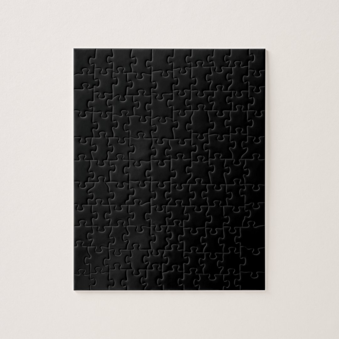 Impossible Black Jigsaw Puzzle Zazzle