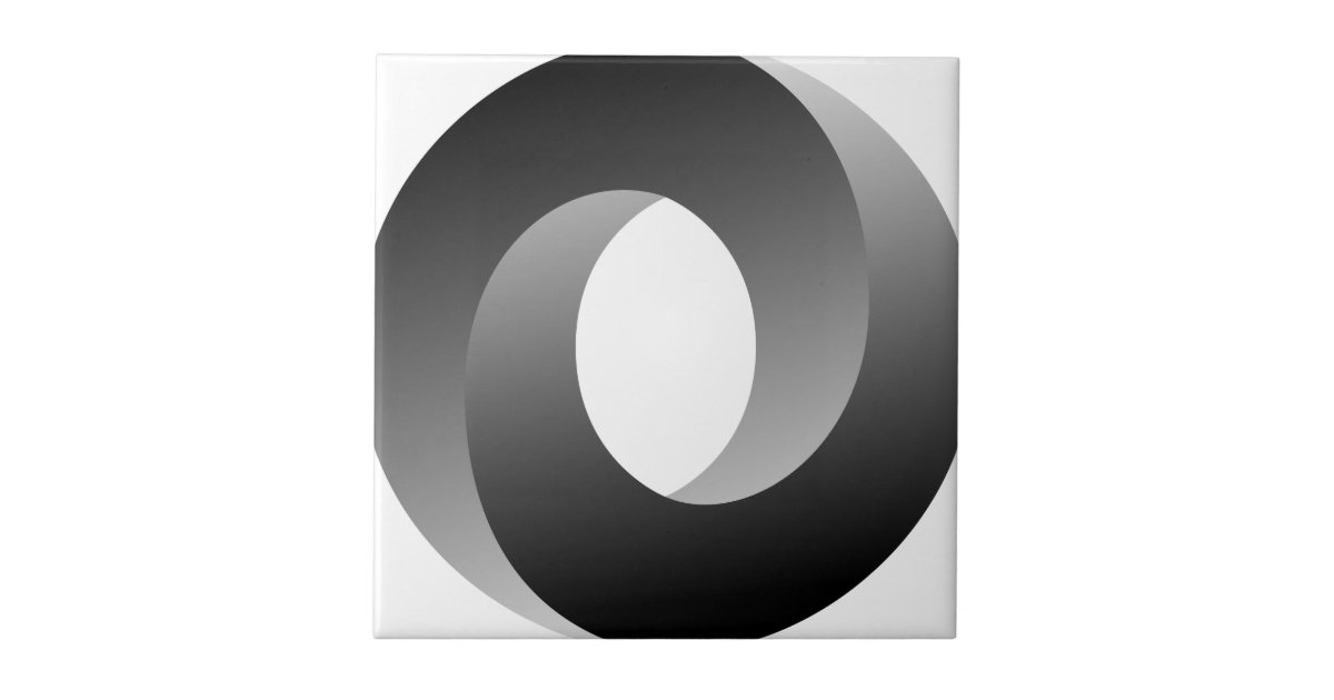 Impossible Circle Optical Illusion Tile | Zazzle