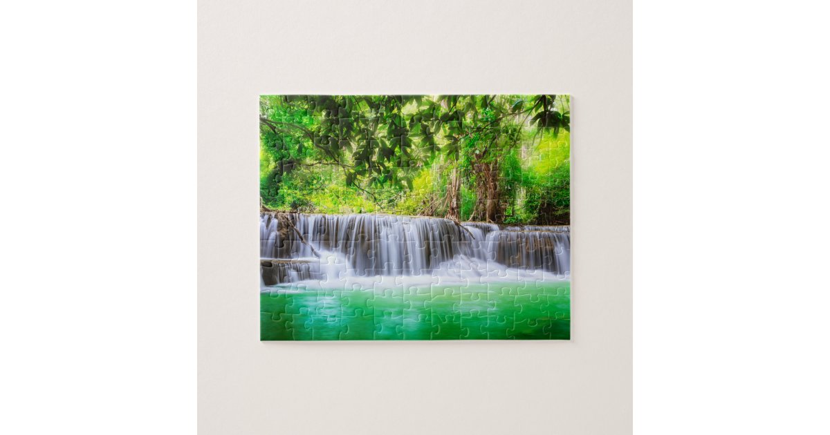 Impossible Puzzle - Waterfalls Jungle | Zazzle