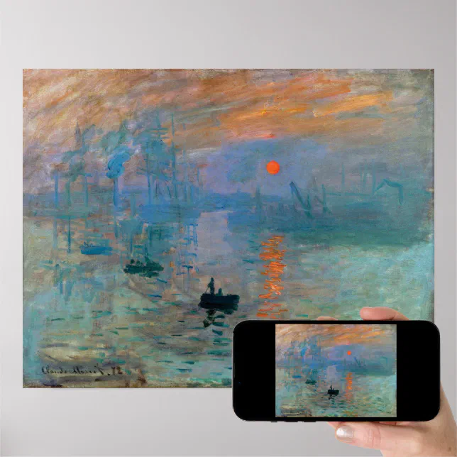 Impression Sunrise by Claude Monet Poster | Zazzle