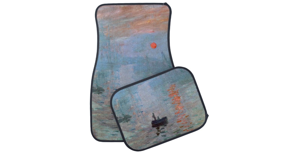 Impression, Sunrise, Claude Monet Car Floor Mat | Zazzle