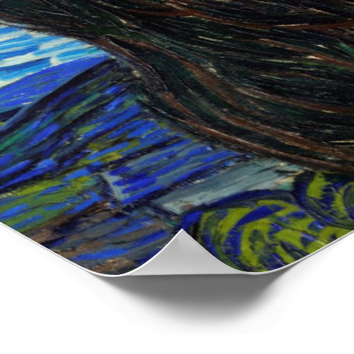 Impressionism Vincent Van Gogh Starry Starry Night Poster | Zazzle