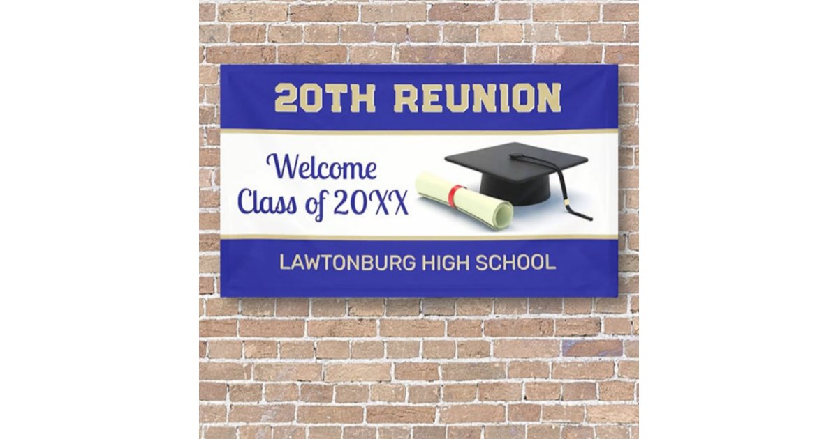 Impressive Class reunion Banner | Zazzle