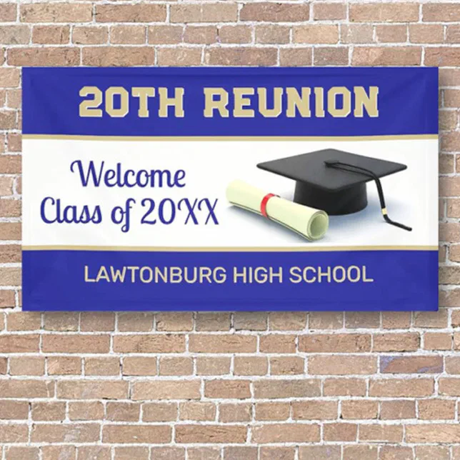 Impressive Class reunion Banner | Zazzle