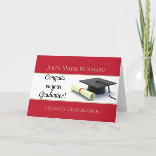 Impressive Graduate Congrats! Graduation Card | Zazzle