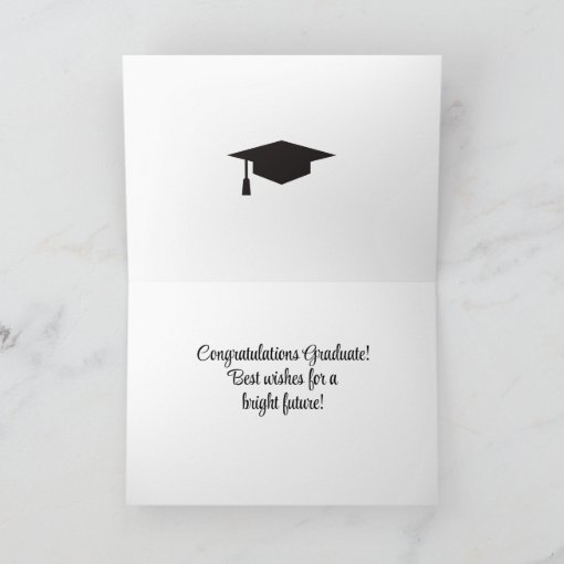 Impressive Graduate Congrats! Graduation Card | Zazzle