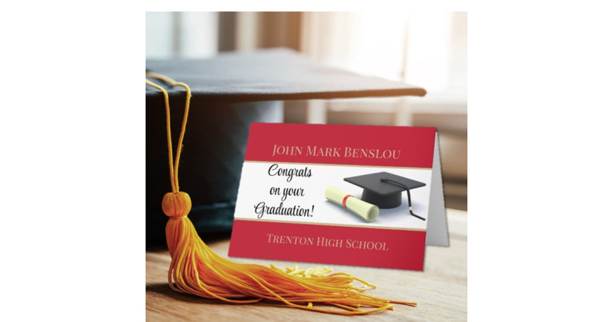 Impressive Graduate Congrats! Graduation Card | Zazzle