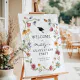 In Bloom Wildflower Graduation Party Welcome Sign | Zazzle