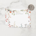 In Bloom Wildflower Personalized Note Card | Zazzle