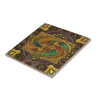 In Celtic Wood, by Joseph Maas Tile | Zazzle