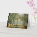 In Deepest Sympathy Beautiful Autumn Fall Scene Card | Zazzle