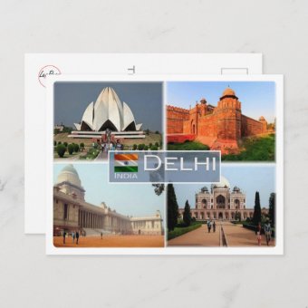 IN India - Delhi - Postcard | Zazzle