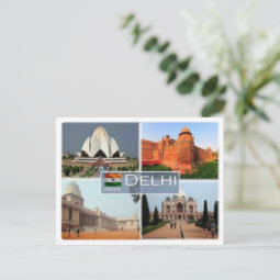 IN India - Delhi - Postcard | Zazzle