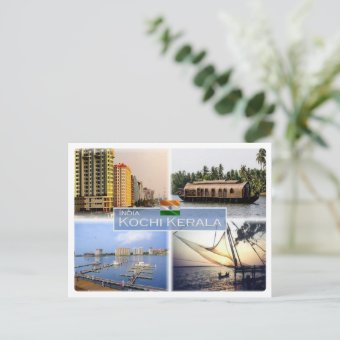 IN India - Kochi Cochin Kerala - Postcard | Zazzle