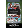 In Loving Memory 12 Photo Collage Grave Cover Banner | Zazzle