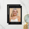 In Loving Memory 2-Photo Simple Modern Memorial Thank You Card | Zazzle