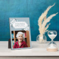 In Loving Memory Beautiful Memorial Service Photo Plaque | Zazzle