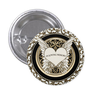 In Loving Memory Buttons & Pins | Zazzle