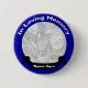 In Loving Memory Button / Blue | Zazzle
