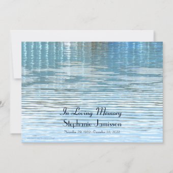 In Loving Memory Celebration of Life Invitation | Zazzle