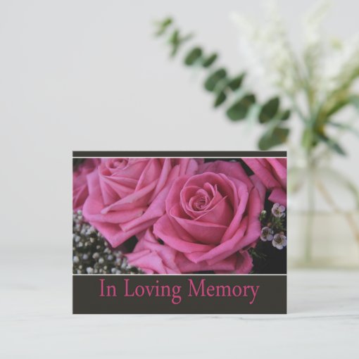 In Loving Memory/Celebration of Life Invitation | Zazzle