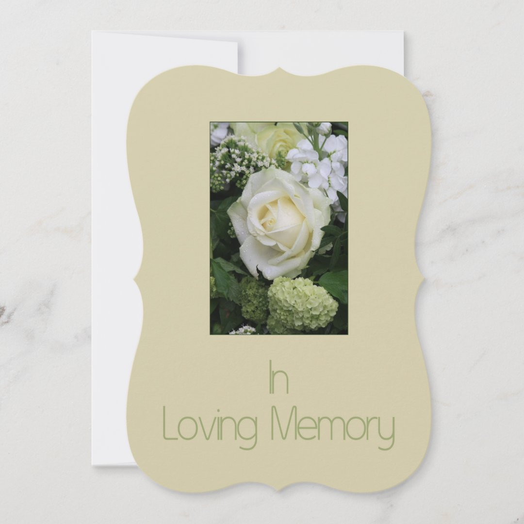 In Loving Memory/Celebration of Life Invitation | Zazzle