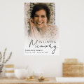 In loving Memory Celebration of Life Photo Funeral Poster | Zazzle