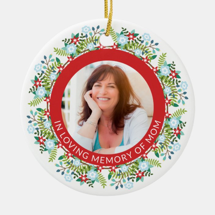 In Loving Memory Christmas Tree Ornament | Zazzle.com