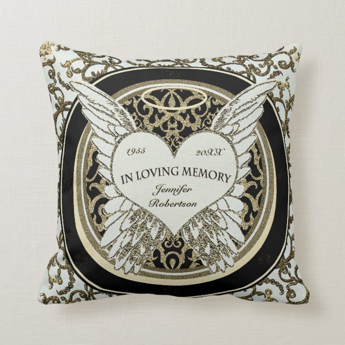 In Loving Memory Comfort Pillow | Zazzle.com