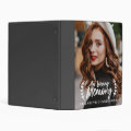 In Loving Memory Cursive Foliage Photo Memorial Mini Binder | Zazzle