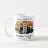 In Loving Memory Custom Photo Memorial Coffee Mug | Zazzle