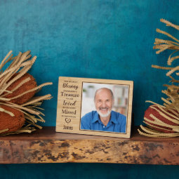 In Loving Memory Family Memorial Plaque | Zazzle