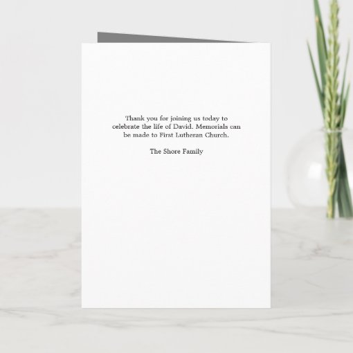 In Loving Memory Full Photo Memorial Program | Zazzle