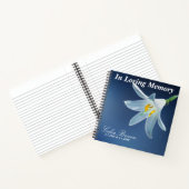 In Loving Memory | Funeral, Memorial Guest Book | Zazzle