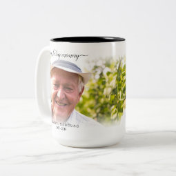 In Loving Memory Funeral Sympathy Two-Tone Coffee Mug | Zazzle